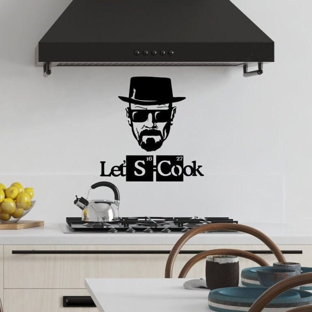 Heisenberg Kitchen Metal Wall Art, Let's Cook Walter White Sign ...