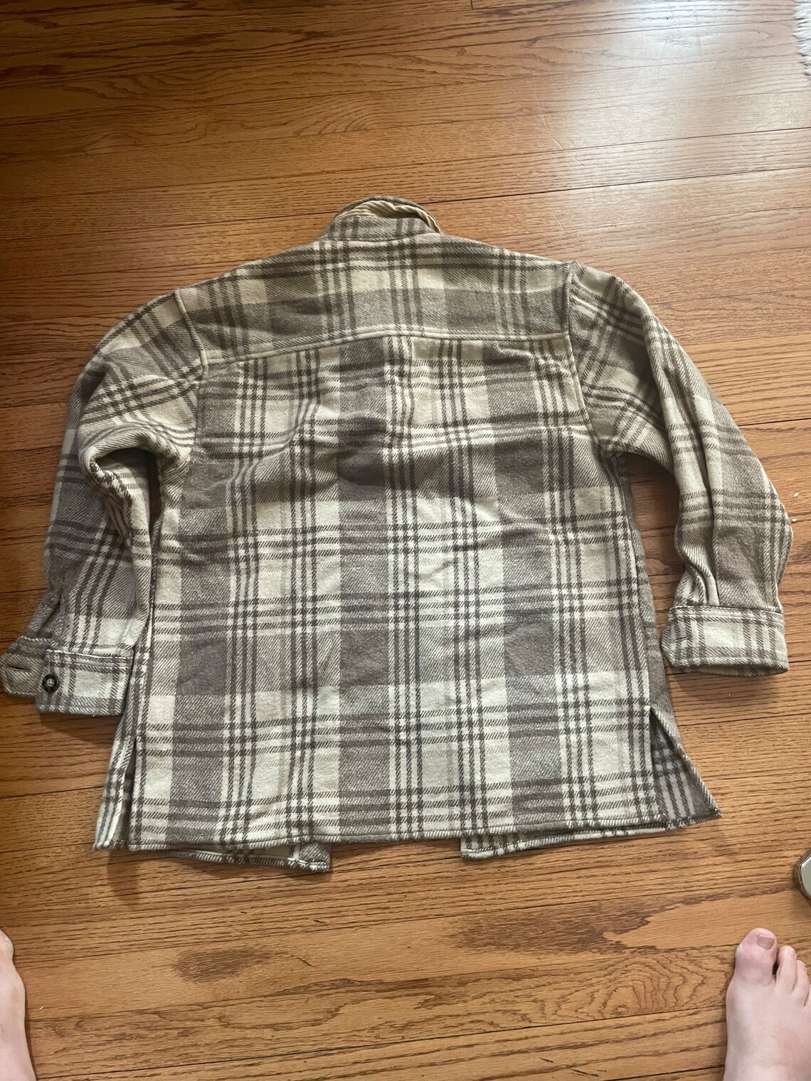 Vintage 90’s Field Gear Marshall Fields Grunge Skater Wool Flannel Long ...