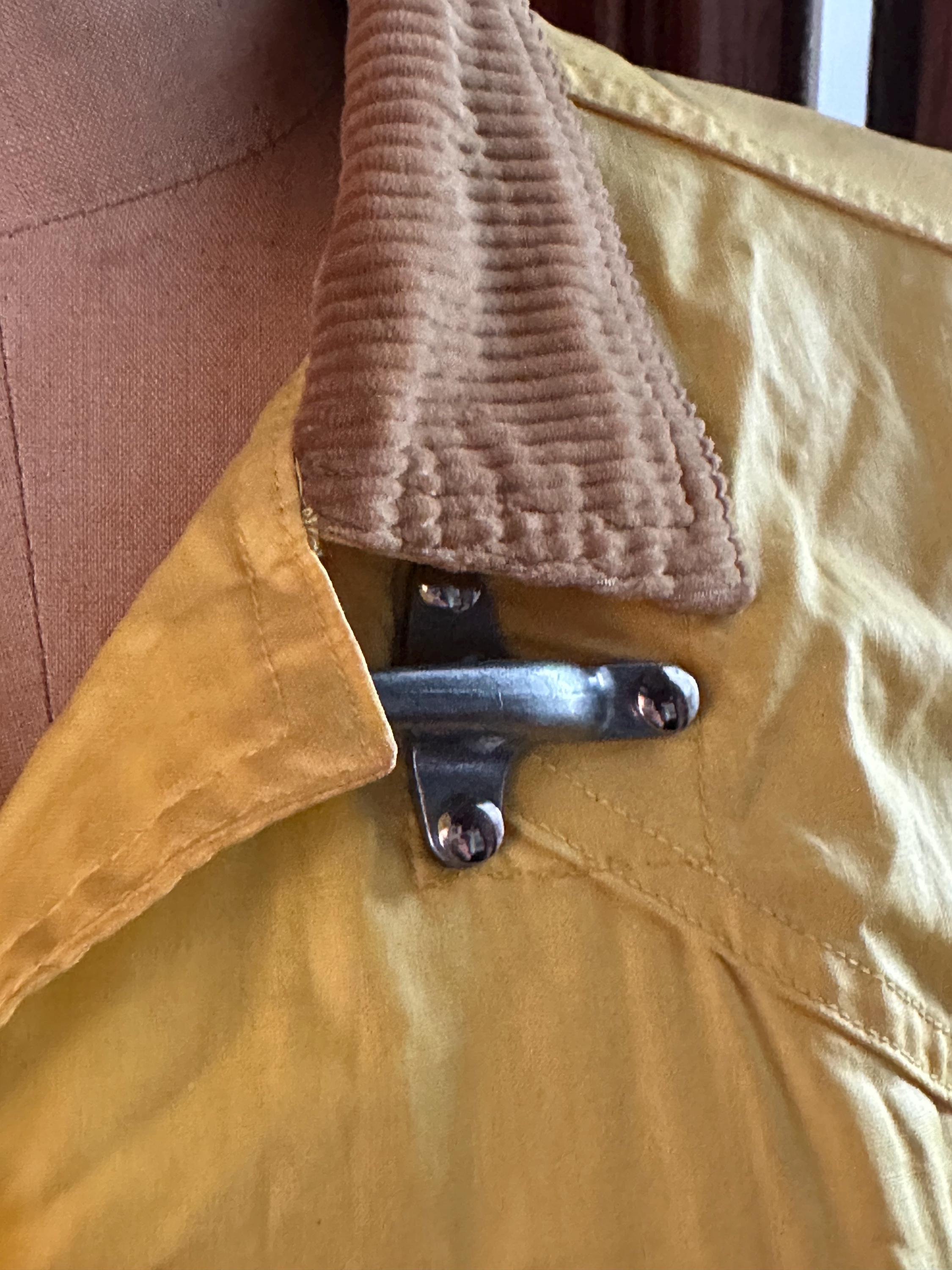 Vintage 80’s Polo Ralph Lauren Rare Yellow Lobster Metal Clasp Waxed ...