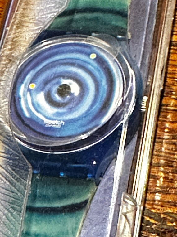 Vintage 1996 Swatch Quartz Watch Studio Azzuro GK232 … - Gem