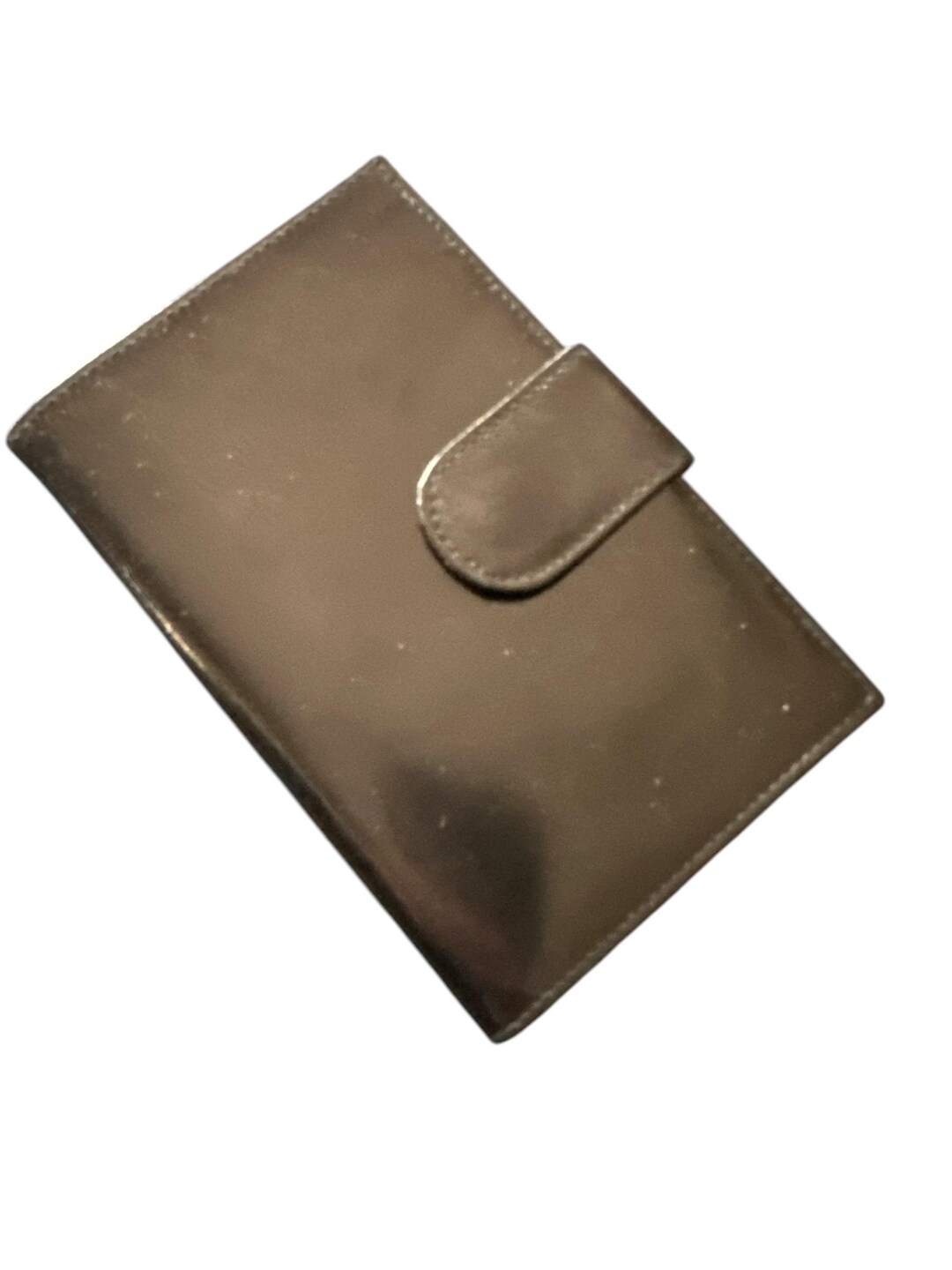 Vintage 80’s Italy Top Grain Leather 6x4” Wallet With Ziper Interior ...