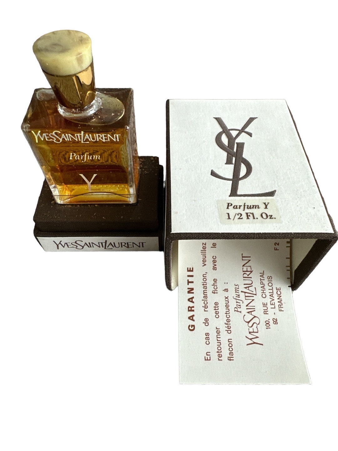 Vintage 60’s YSL Parfum Y Perfume 1/2 Oz New Old Stock in Original Box ...