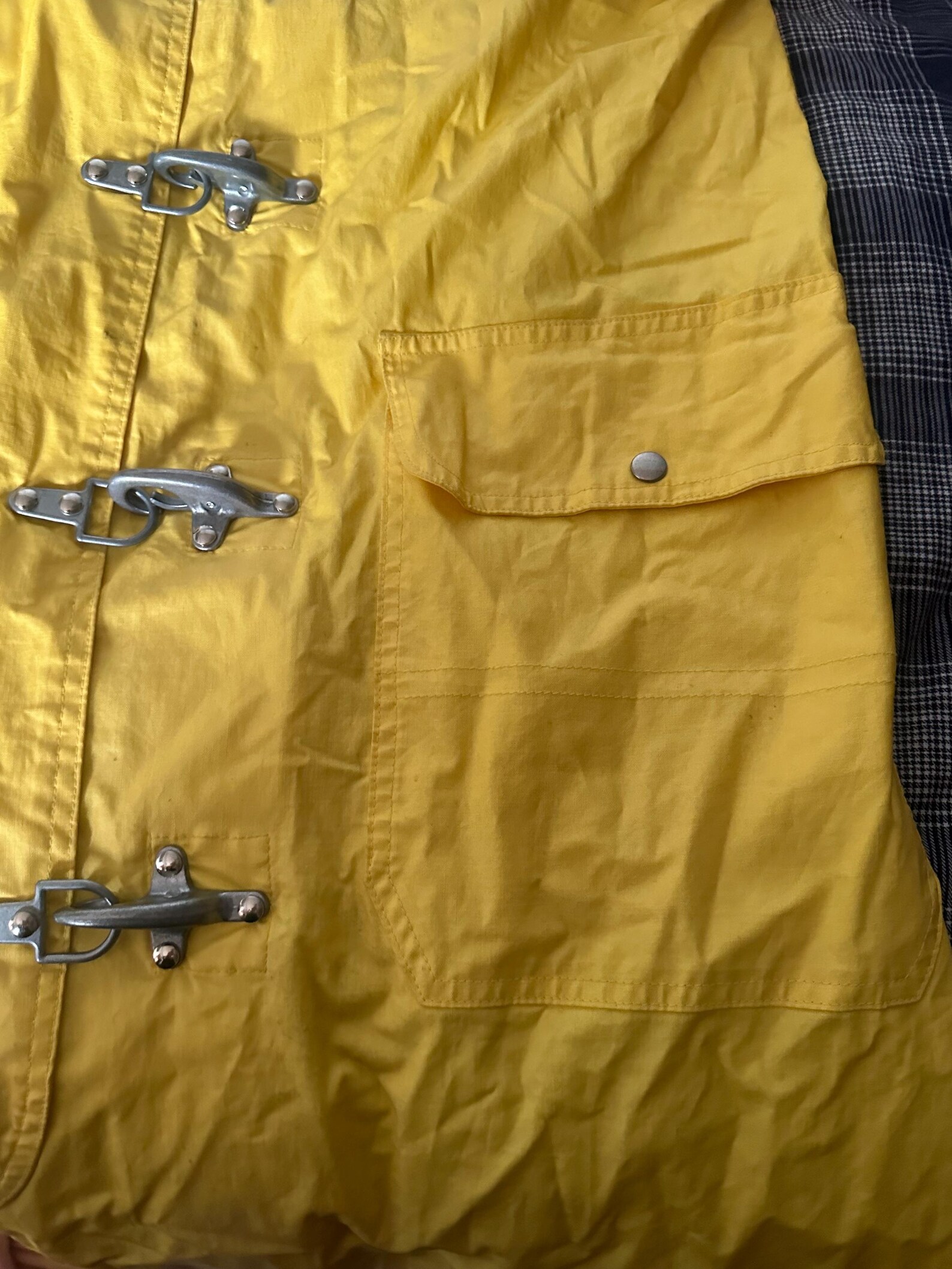 Vintage 80’s Polo Ralph Lauren Rare Yellow Lobster Metal Clasp Waxed ...