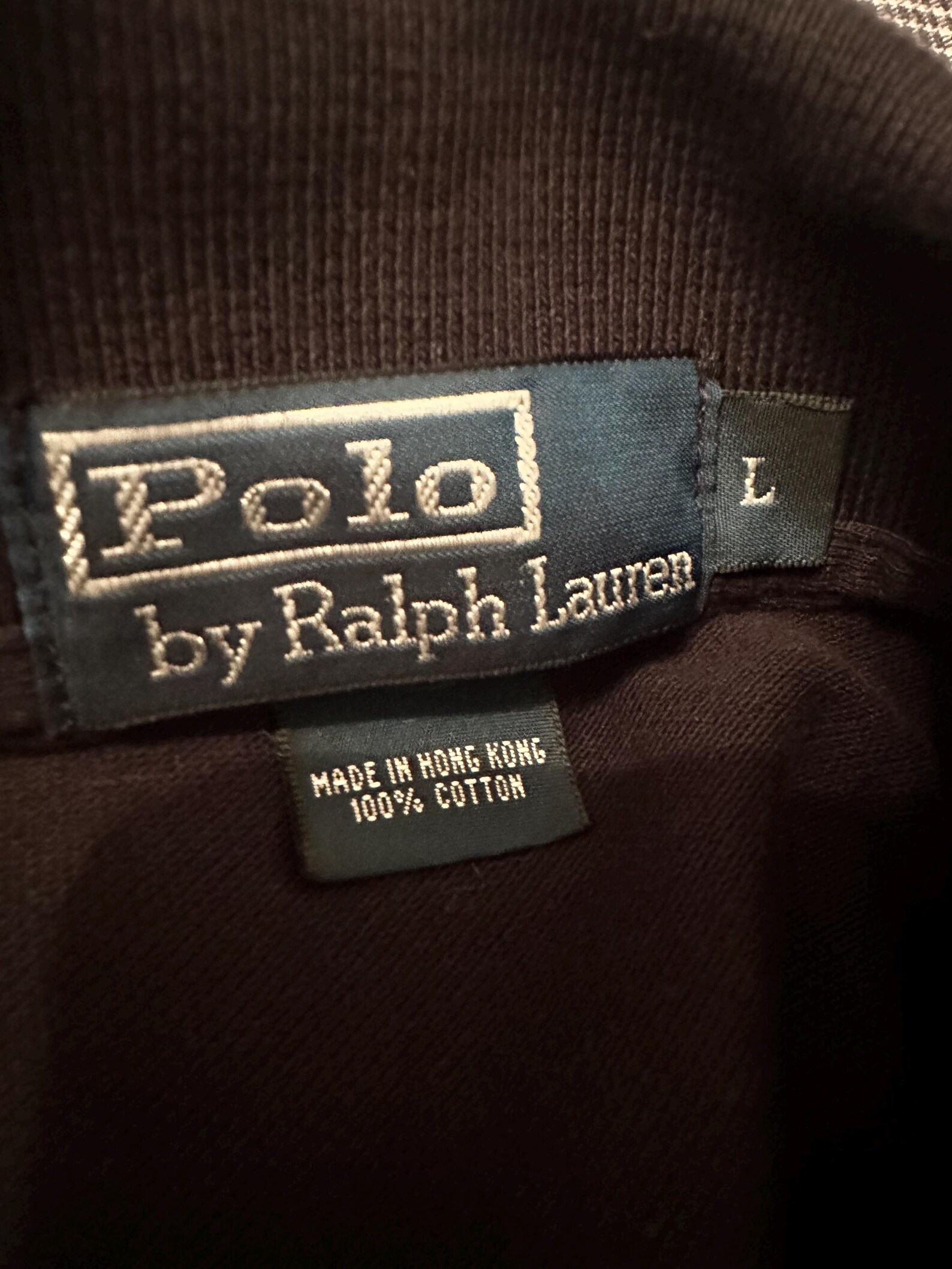 Vintage 90’s Polo Ralph Lauren Black Red Stitch Large Pony IU Indiana ...