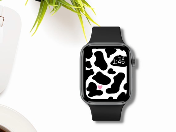 Cow Print Wallpaper for Apple Watch Digital Download is Easy - Etsy