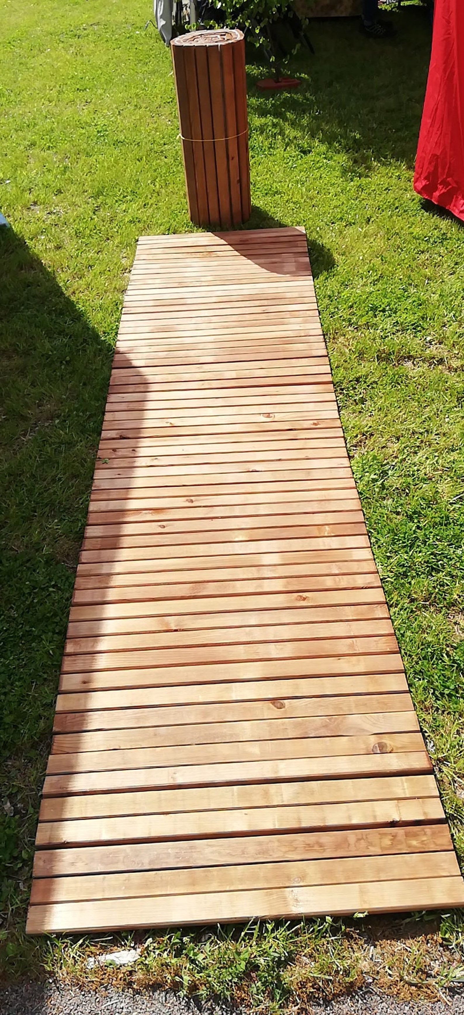 Set of 4 Wooden Pathway, Wooden Way, Wooden Path, Garden Walkway ...