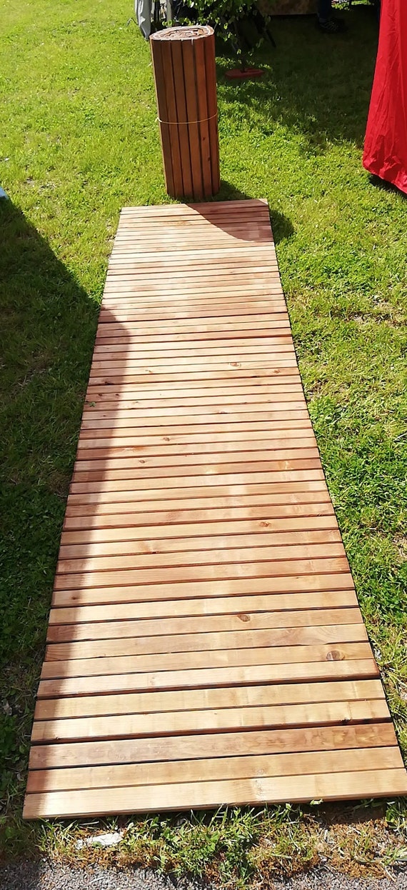 Set of 4 Wooden Pathway Wooden Way Wooden Path Garden - Etsy