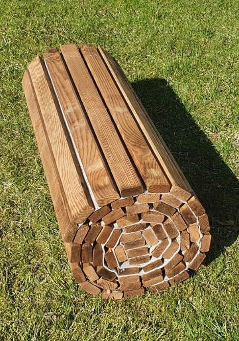 Set of 4 Wooden Pathway, Wooden Way, Wooden Path, Garden Walkway ...