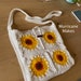 Sunflower Granny Square Bag Crochet Pattern | Stunning Bag Pattern by ...