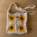 Sunflower Granny Square Bag Crochet Pattern | Stunning Bag Pattern by ...
