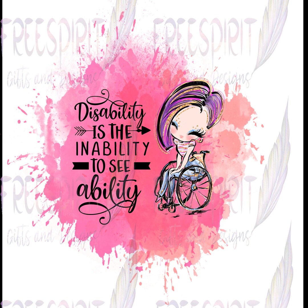 Disability Digital PNG Download. 300dpi. Transparent. Disability ...