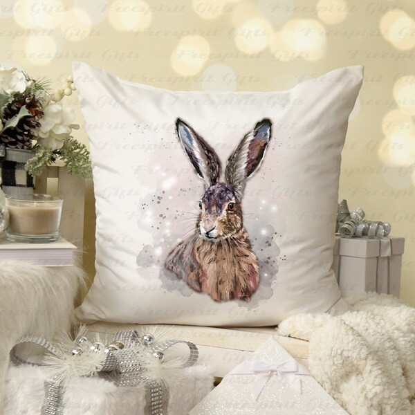 Hare Cushion - Etsy UK