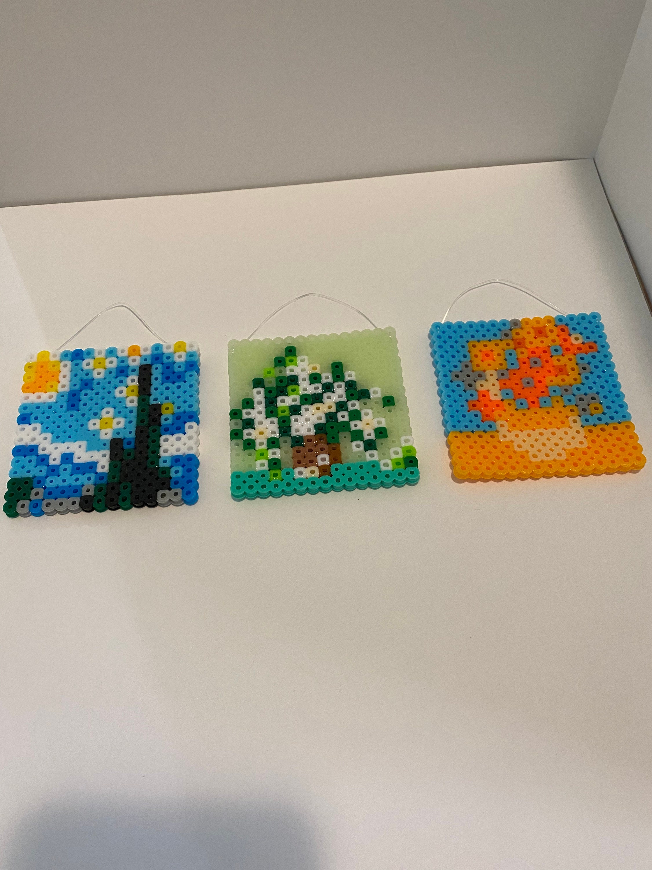 Mini Impressionist Perler Bead Copies - Etsy