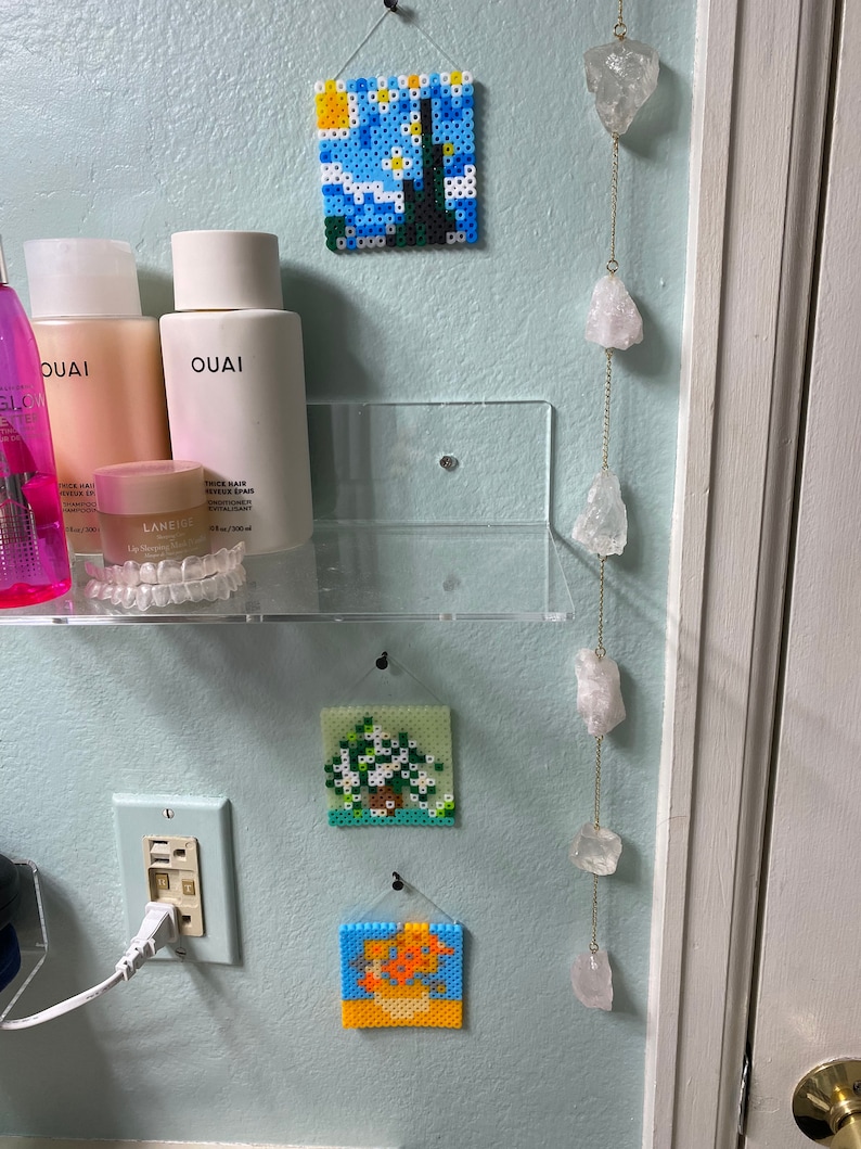 Mini Impressionist Perler Bead Copies - Etsy