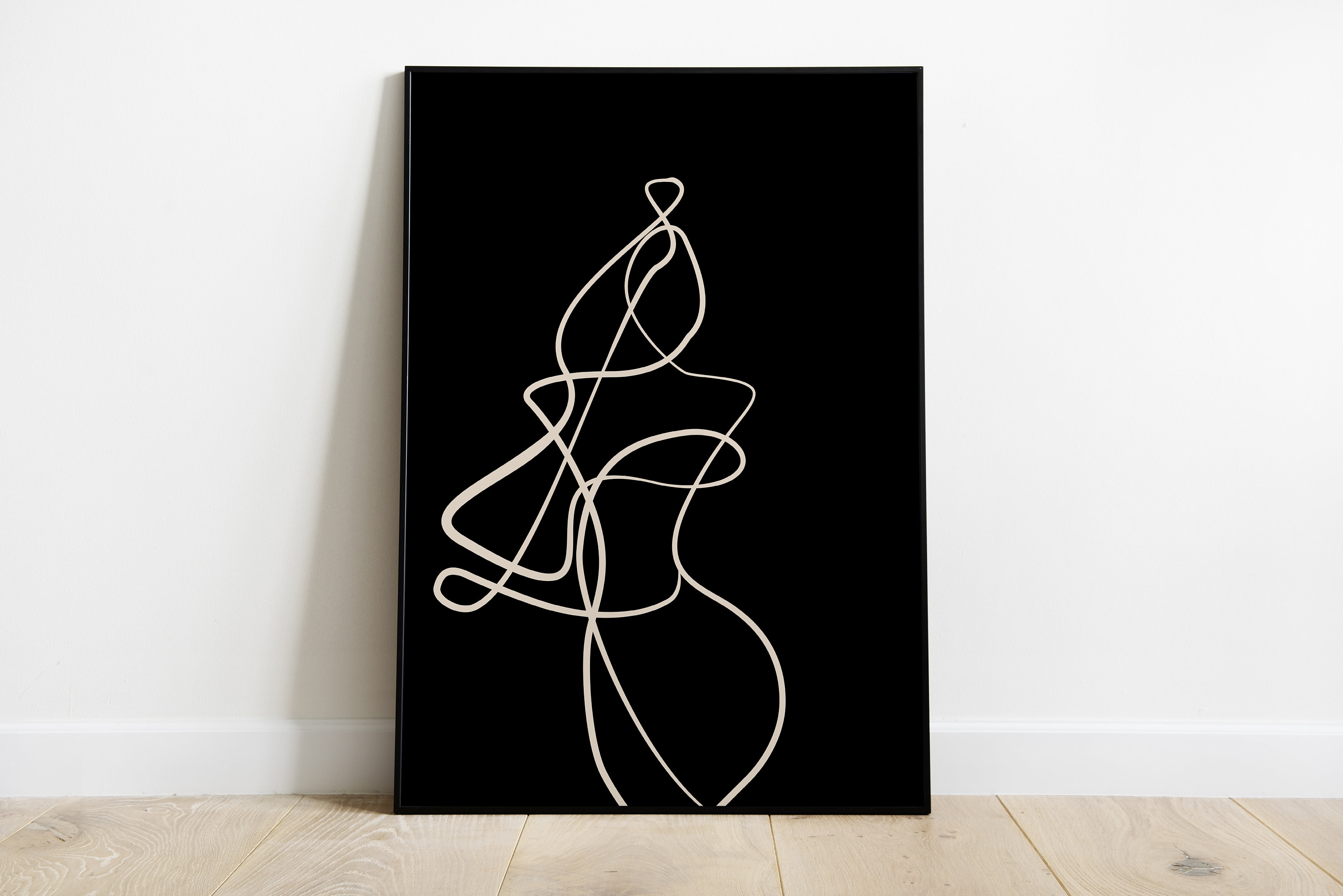 PRINTABLE Woman Drawing, Minimal Continuous One Line Art, Female Body ...