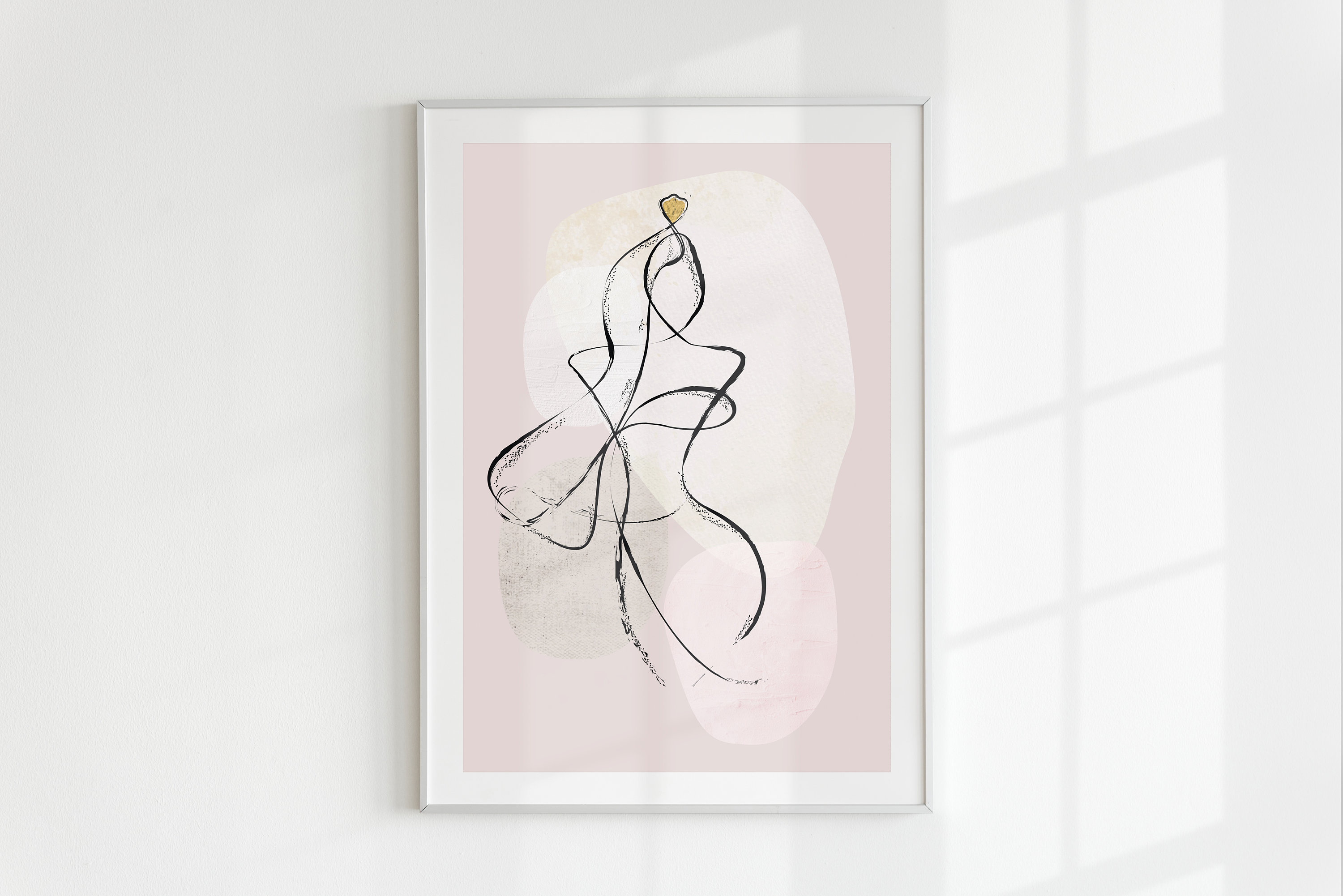 Line Art Woman PRINTABLE Poster, Minimalist Modern Female Figure, Chic ...