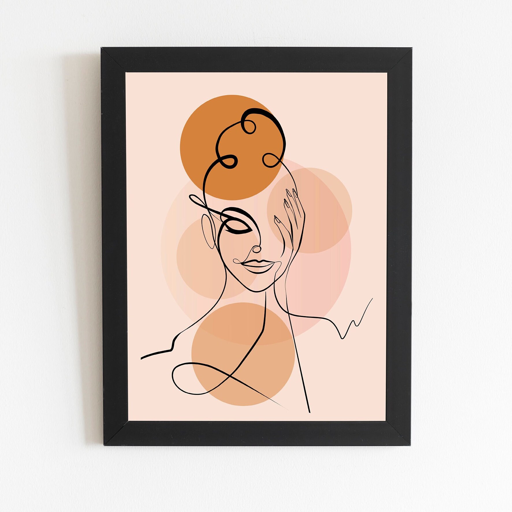 PRINTABLE Woman One Line Art, One Line Drawing, Single Line Art, Woman ...