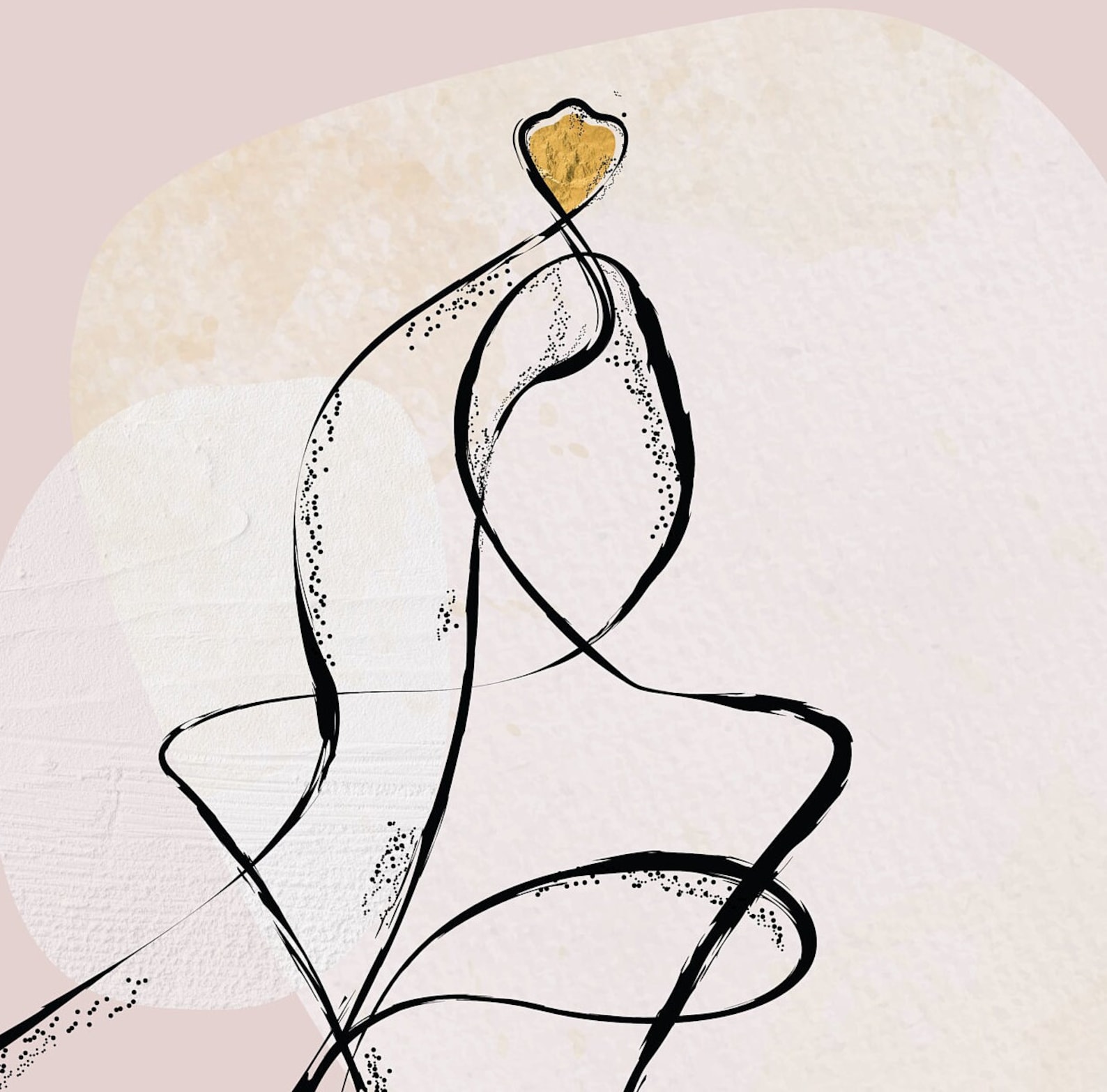 Line Art Woman PRINTABLE Poster, Minimalist Modern Female Figure, Chic ...