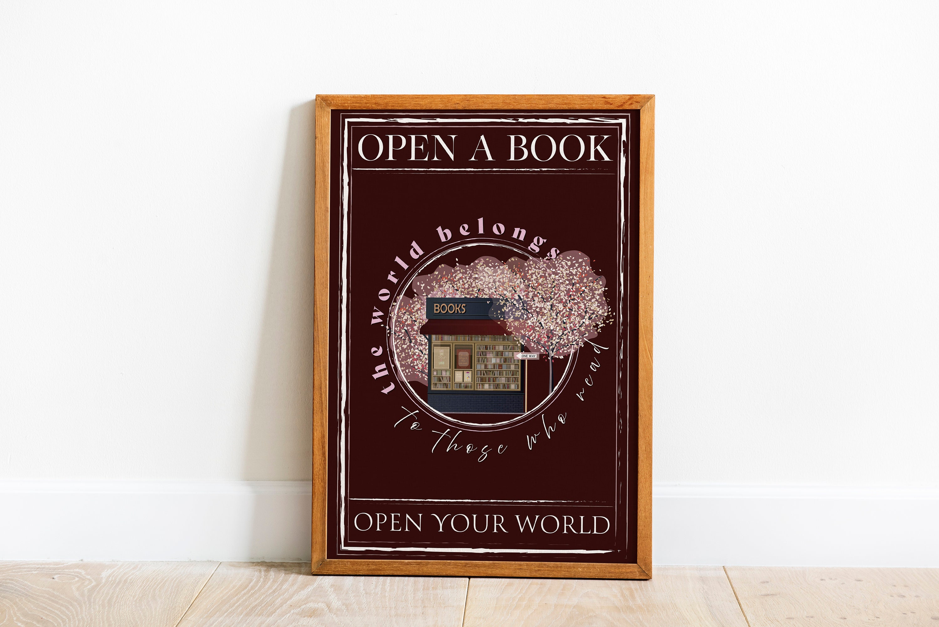 Reading Book PRINTABLE Poster, Print for Book Lover, Librarian, Perfect ...