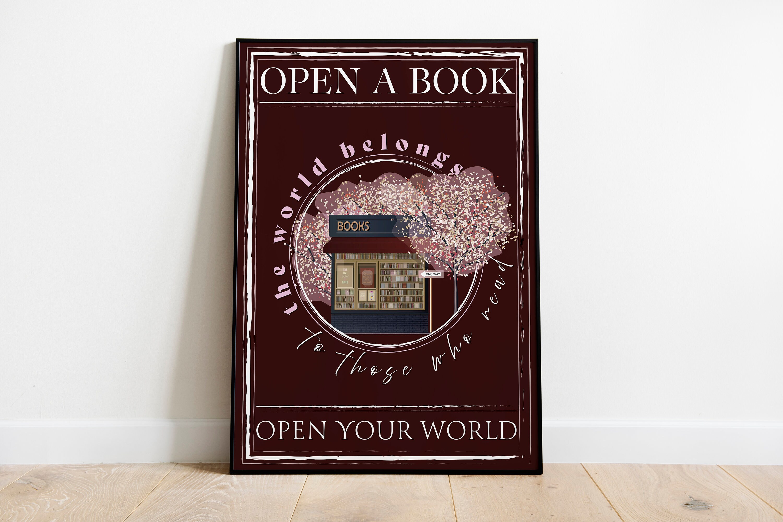 Reading Book PRINTABLE Poster, Print for Book Lover, Librarian, Perfect ...