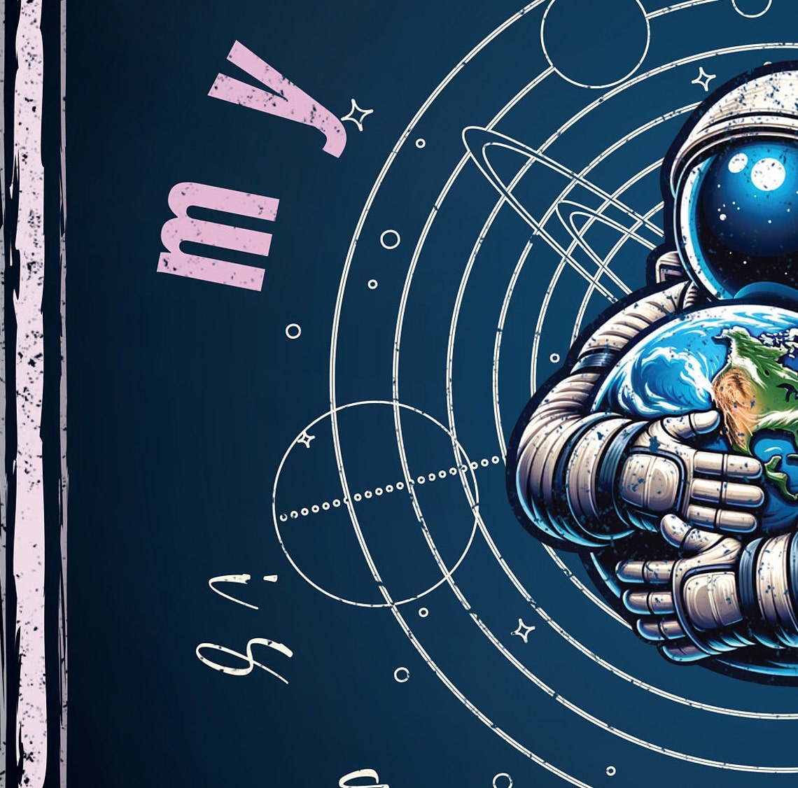 I Need Space PRINTABLE Poster, My Happy Place is Among the Stars, Quote ...