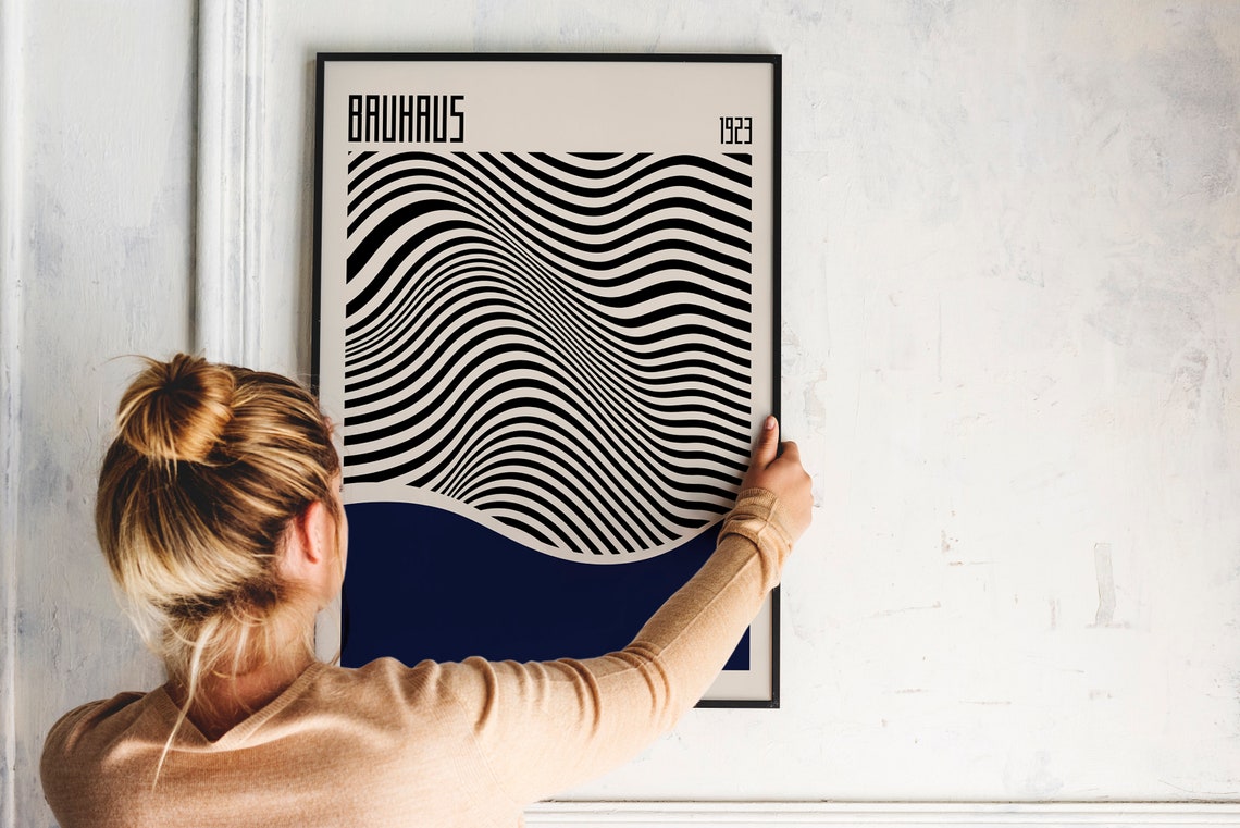Bauhaus Poster, PRINTABLE Bauhaus Wall Art, Minimalist Abstract Art ...