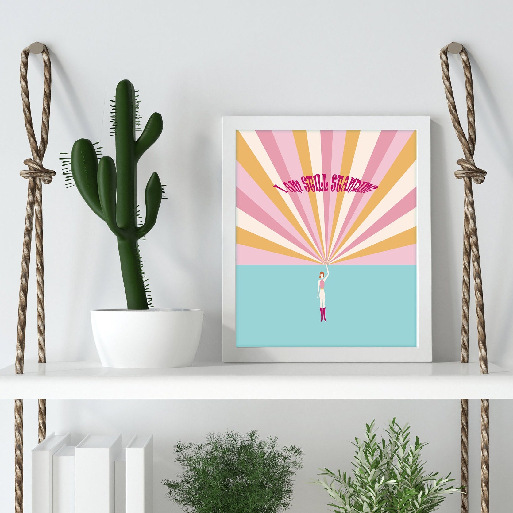 I Am Still Standing, PRINTABLE Retro Im Still Standing Motivational ...