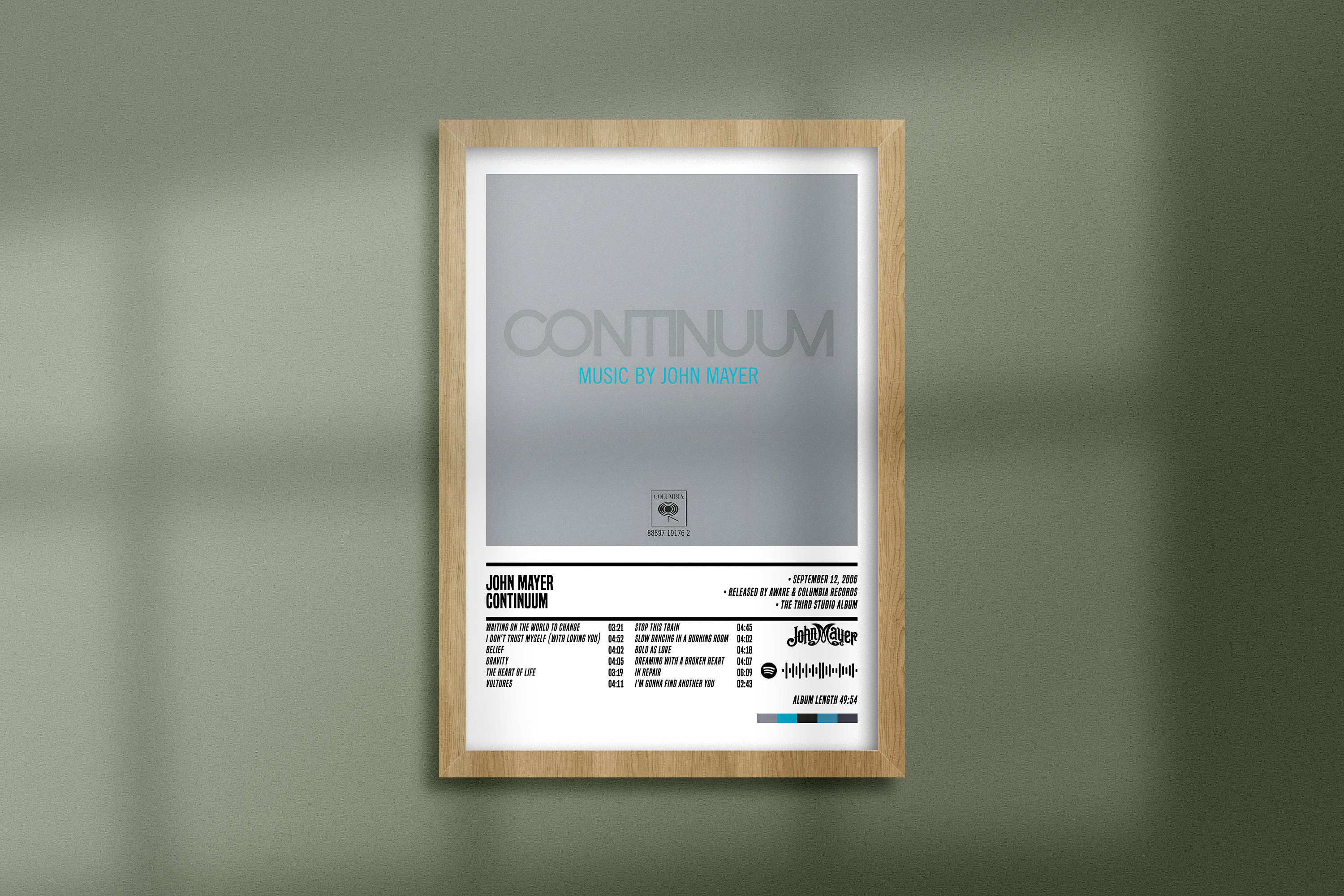 John Mayer - Continuum Poster, John Mayer Poster sold by Tom HRVB | SKU ...