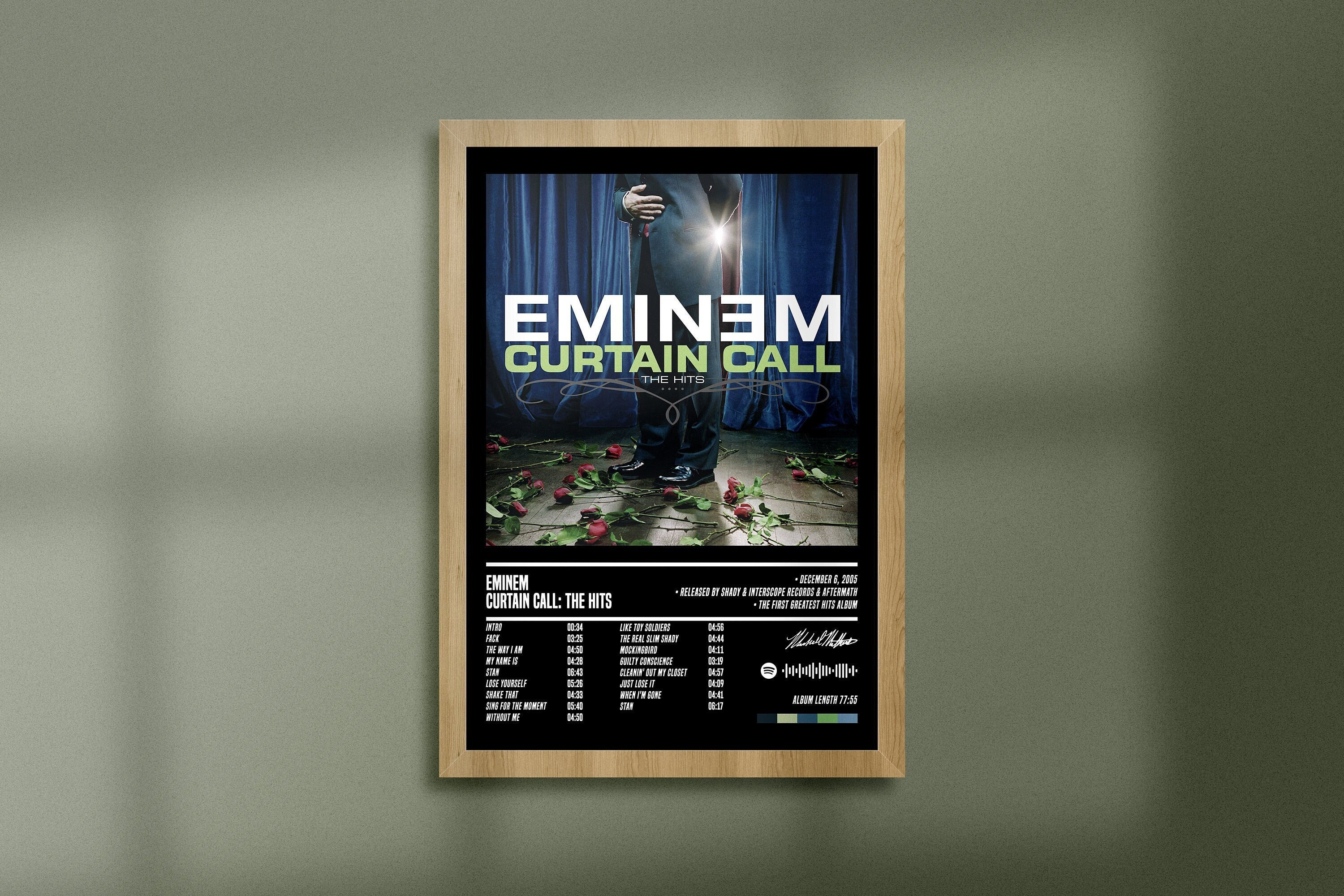 Eminem - Curtain Call The Hits Poster, Eminem Poster sold by Grant ...