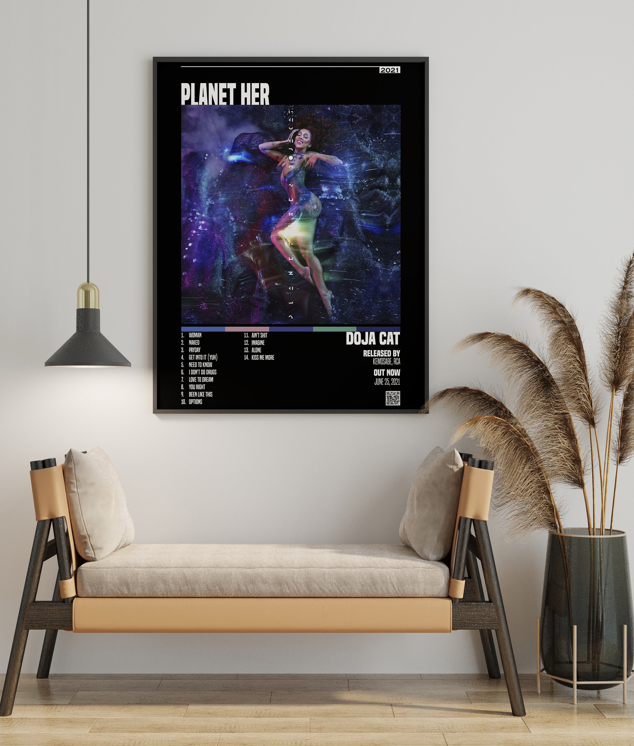 Doja Cat Poster | Planet Her Poster | Doja Cat Planet Her Tracklist ...