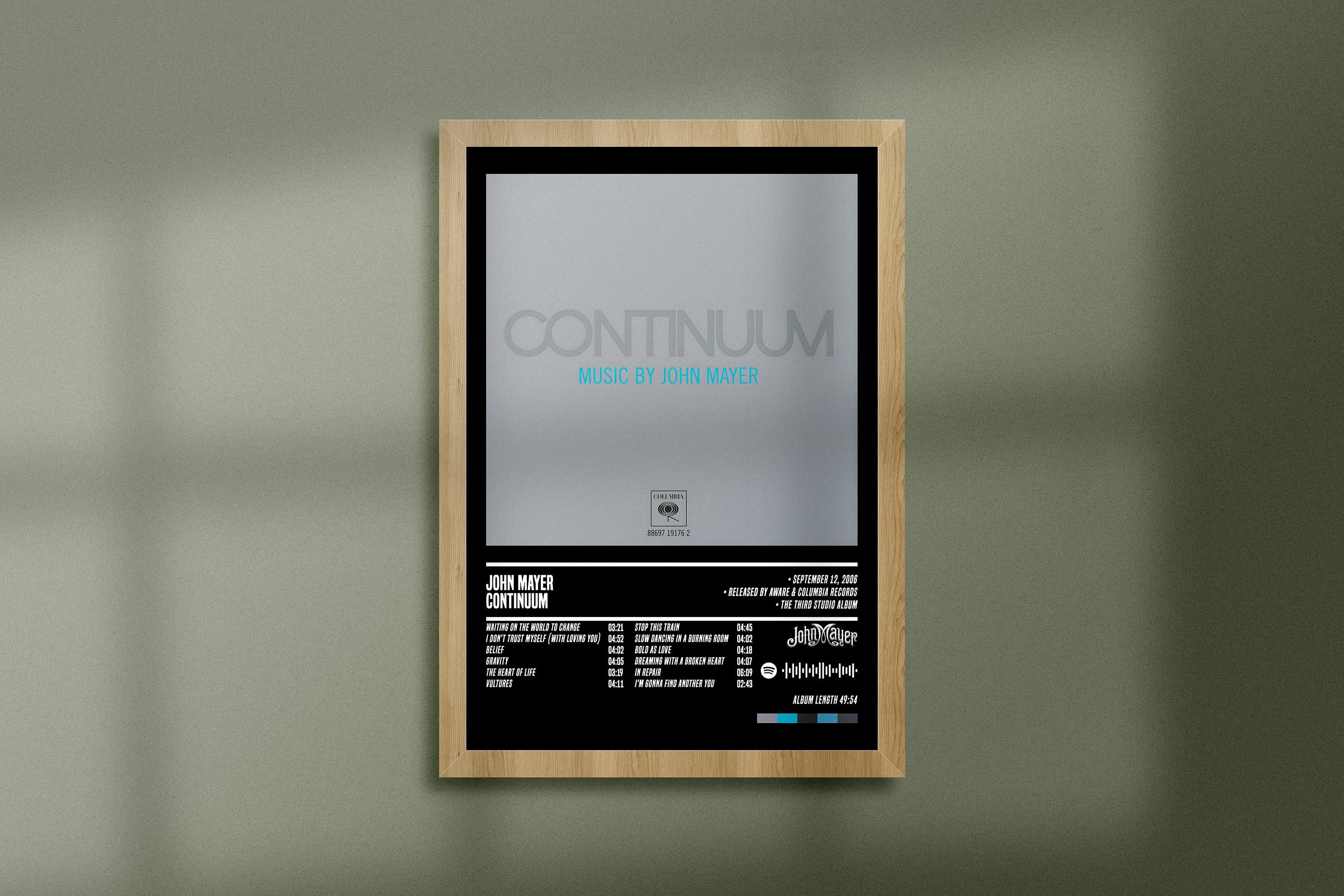 John Mayer - Continuum Poster, John Mayer Poster sold by Tom HRVB | SKU ...