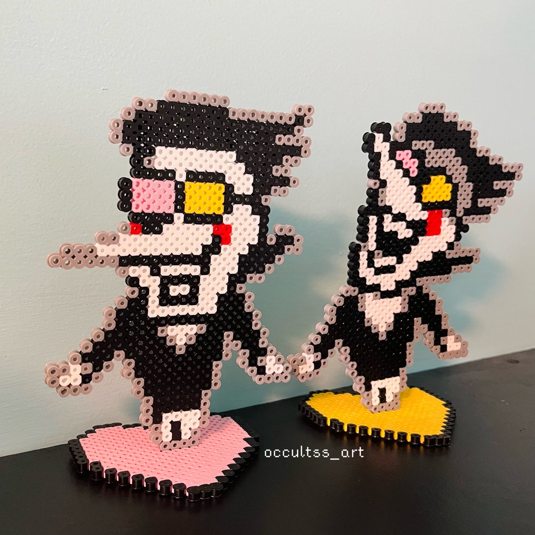 Spamton Deltarune Heart Stand Figures - Etsy