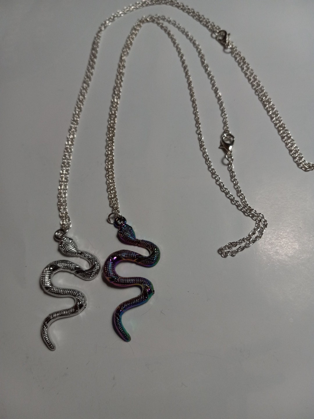 Snake Necklace - Etsy