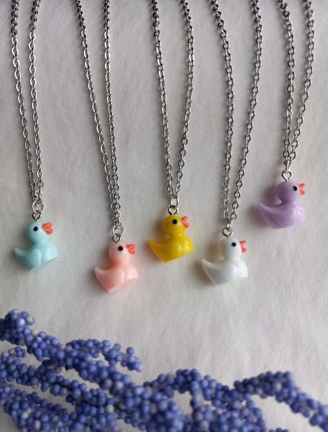 Little Duck Necklace - Etsy