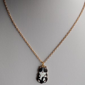 Dainty Cat Pendant/cutest Kitten Necklaces/five Little Gold Toned ...