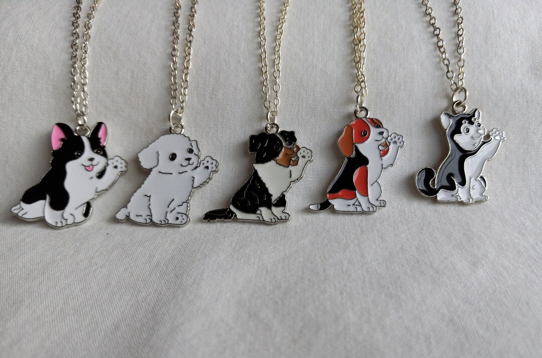 Sweet Little Puppy Necklaces/cute Puppy Gift for Every Dog Lover/petite ...