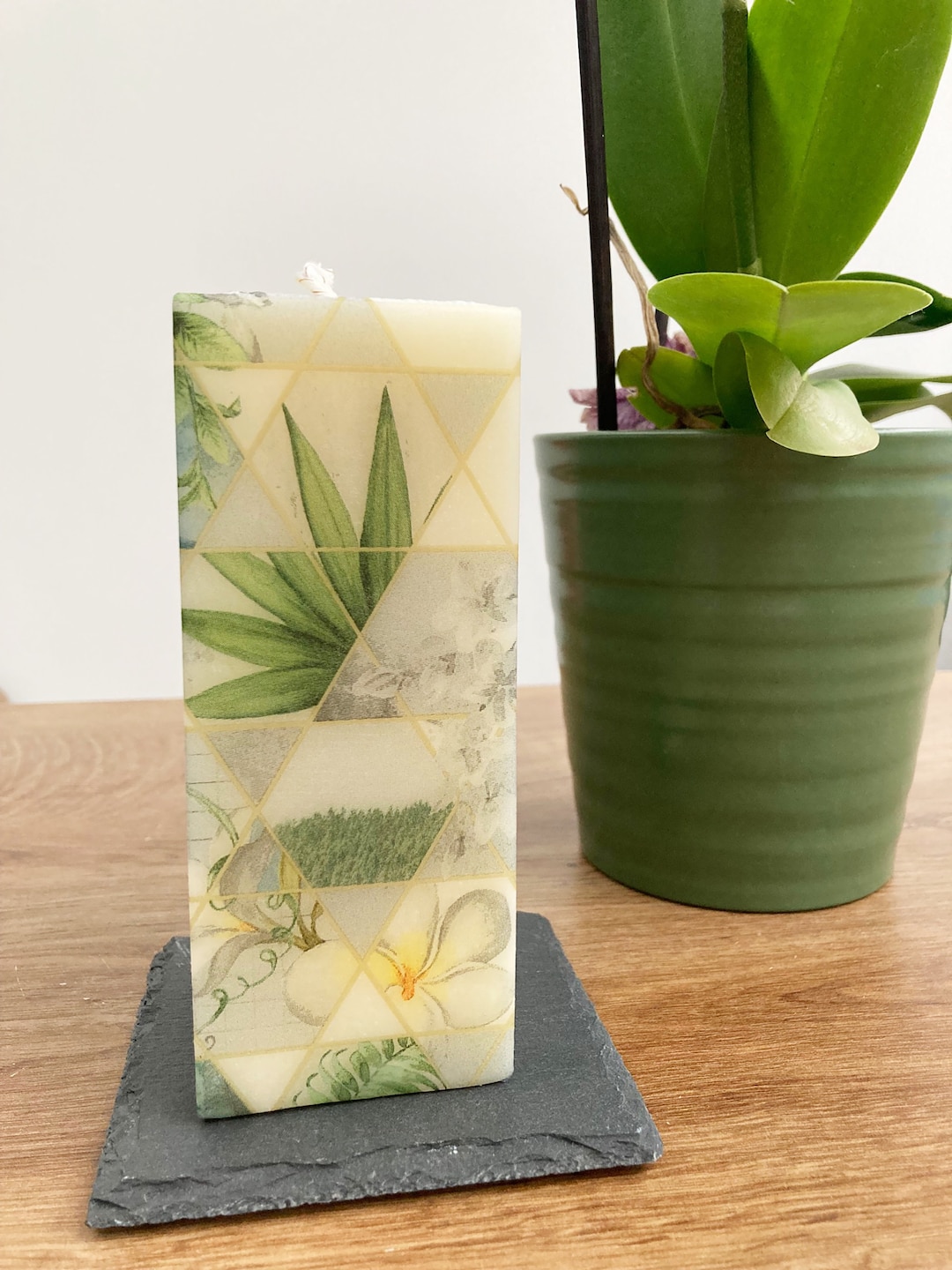 Tropical Paradise Theme Candle -made With Beeswax- - Etsy