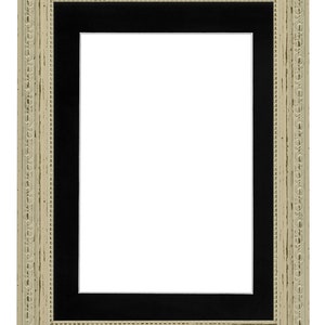 Ornate Swept White Distressed Shabby Chic Traditional Mounted Bespoke ...