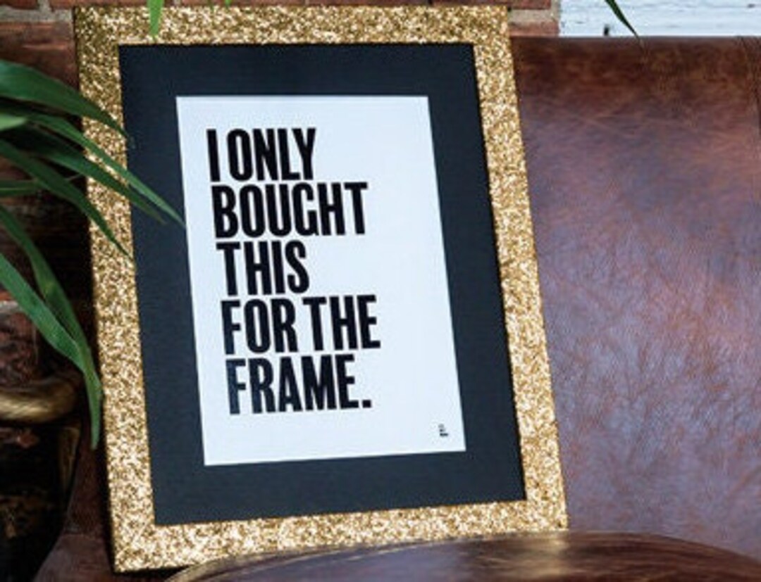 Sparkly Glitter Picture Frame Photo Frames, Poster Frame Glitter Range ...