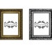 Baroque Style Ornate Swept Picture Frame Antique Shabby Chic Picture ...
