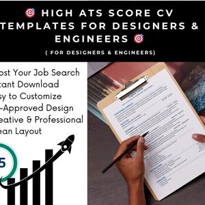 Ultimate CV Templates for Designers - Engineers | Ats-optimized & Hr ...