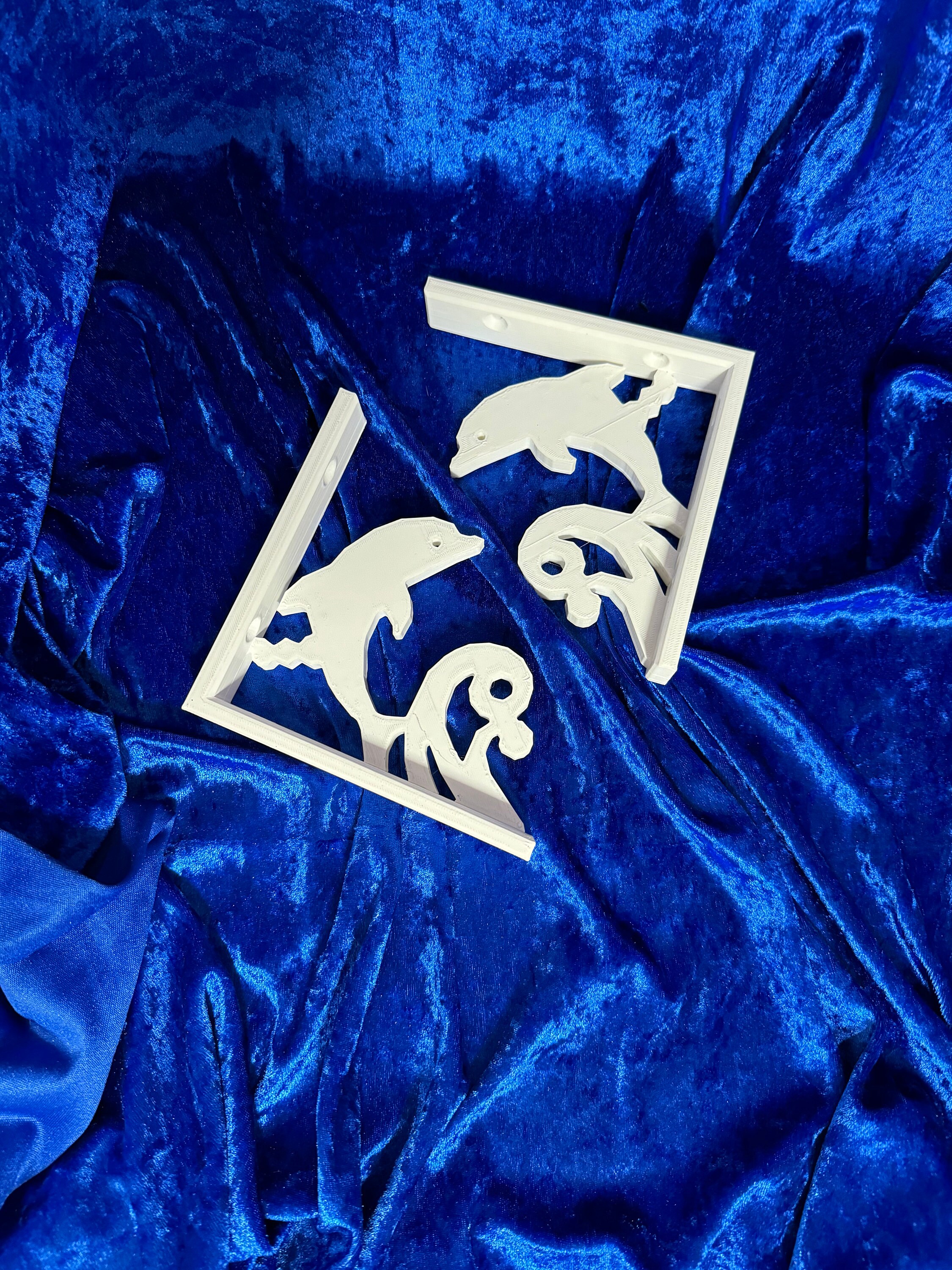 Dolphin Shelf Brackets - 3D Printed - Etsy