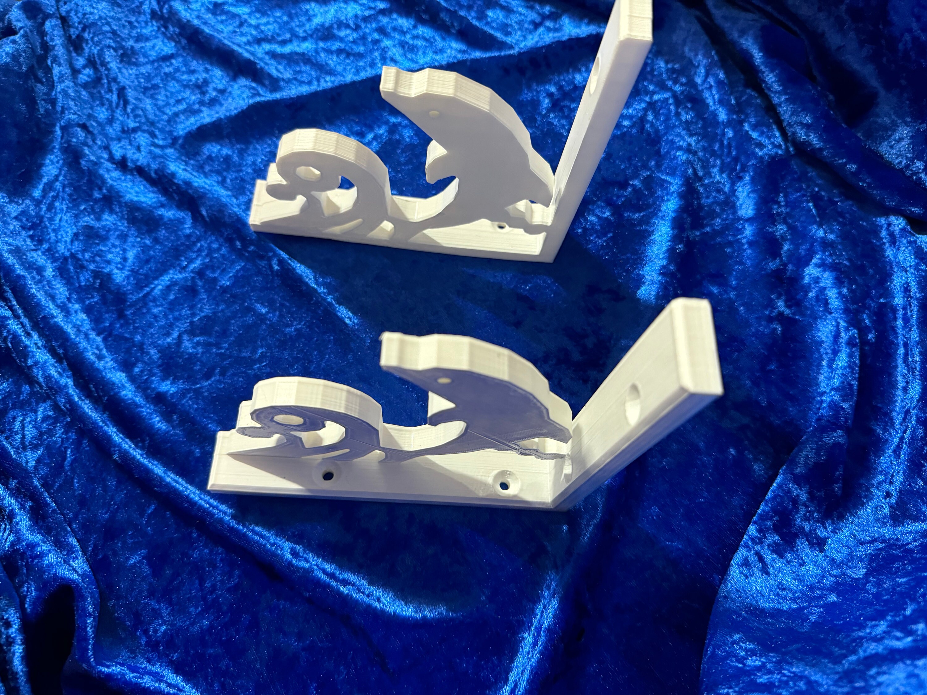 Dolphin Shelf Brackets - 3D Printed - Etsy