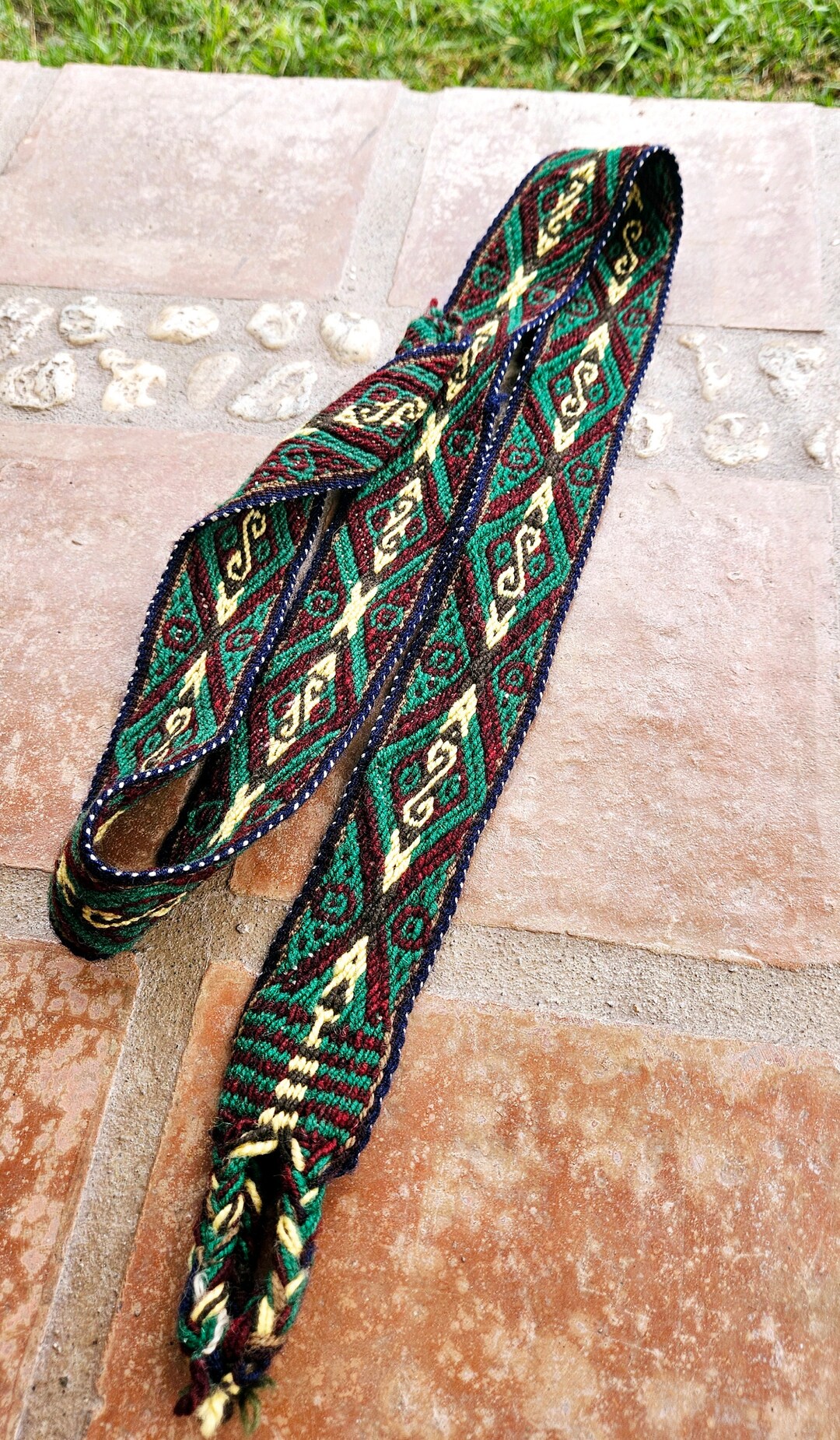 Chumpi Protection Belt Handwoven Queros Tradition Andean Symbolism ...