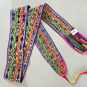 Wide and Long Traditional Handwoven Chumpi Protection Belt Andean ...