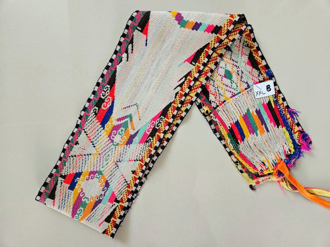Wide and Long Traditional Handwoven Chumpi Protection Belt Andean ...