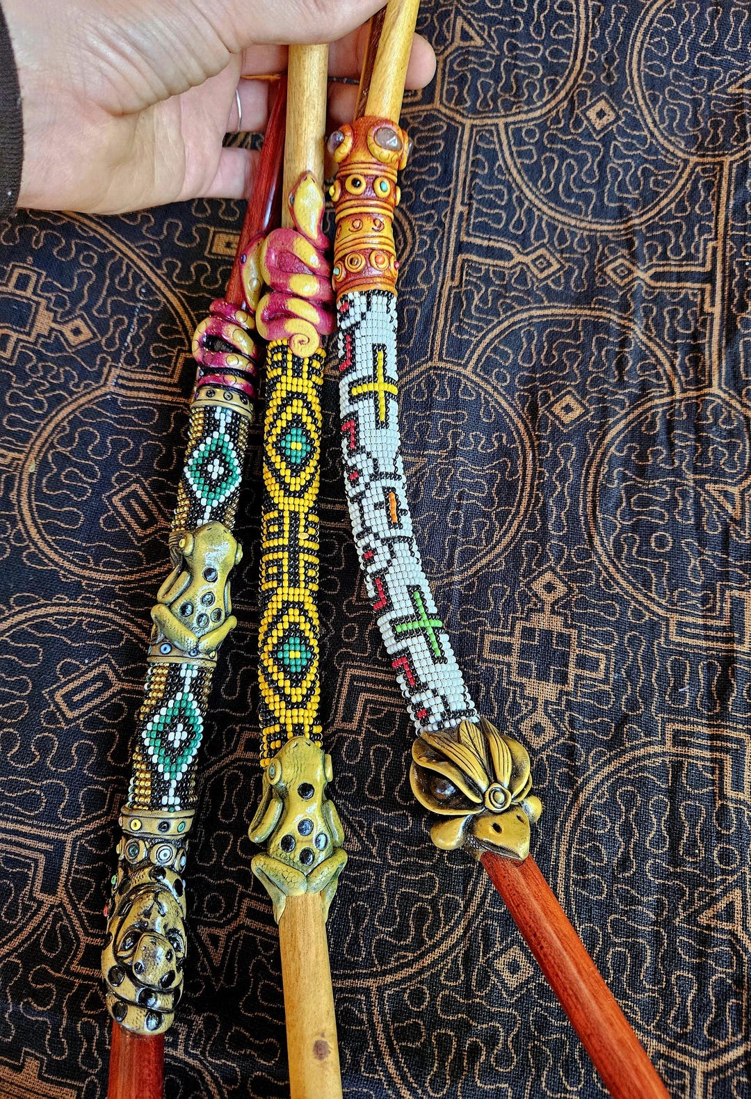 Kambo Frog Ayahuasca Snake Shipibo Icaros XXL Tepi Rapeh Applicator ...