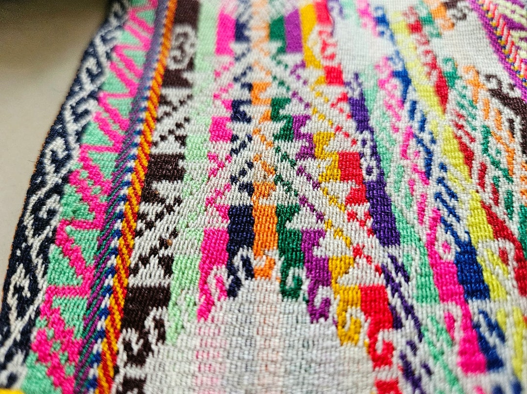 Wide and Long Traditional Handwoven Chumpi Protection Belt Andean ...