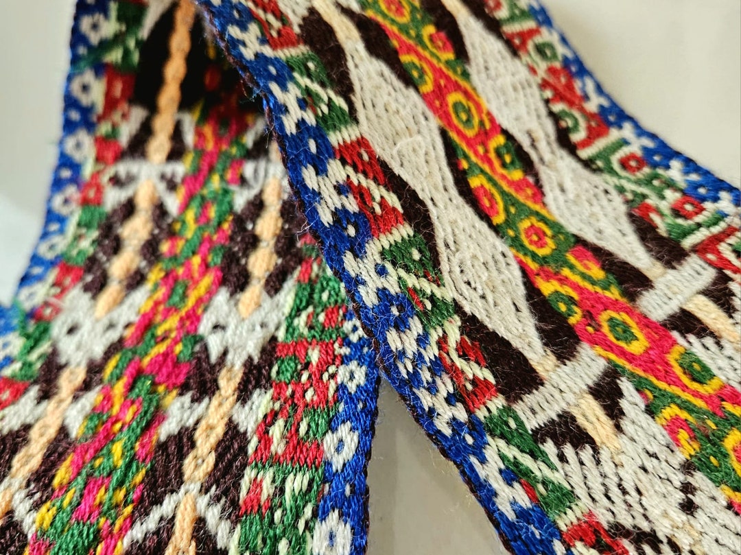 Wide and Long Traditional Handwoven Chumpi Protection Belt Andean ...