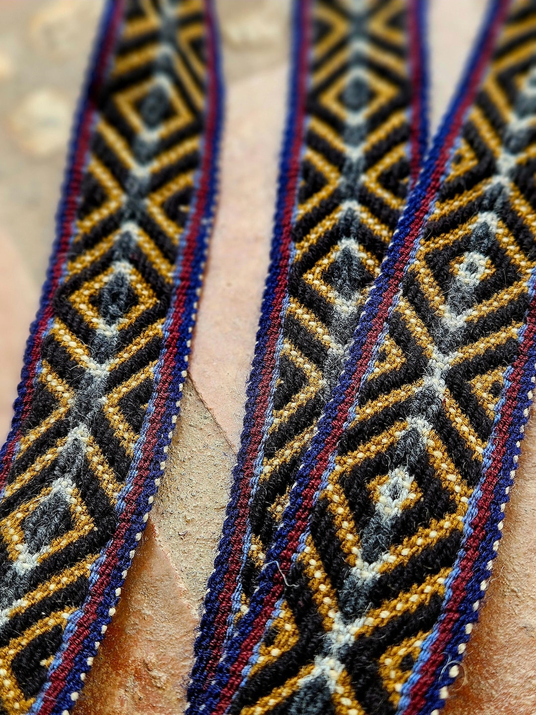 Chumpi Protection Belt Handwoven Queros Tradition Andean Symbolism ...